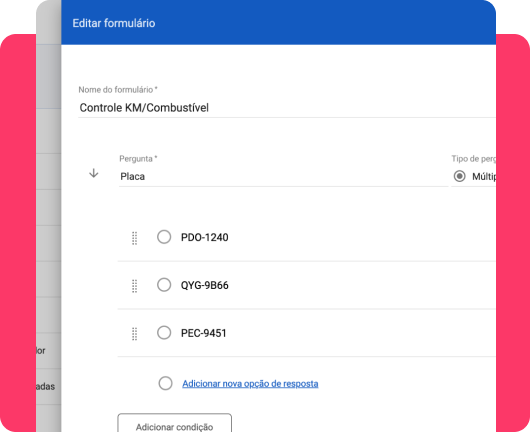 Funcionalidades do app de gestão de equipes externas | Field Control